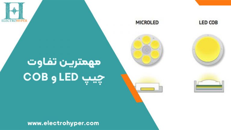 تفاوت چیپ LED و COB : کدام گزینه برای روشنایی شما بهتر است؟