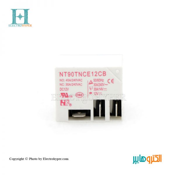 رله DC 12V- NT90 - قطعات الکترونیکی الکتروهایپر